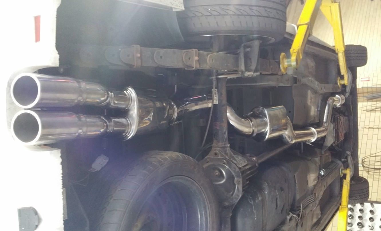 FORD FALCON FG FGX UTE XR6T FPV 4 INCH TURBO BACK EXHAUST NO CAT - FORD ...