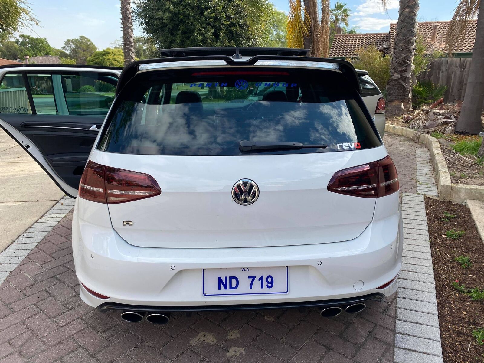 VW GOLF 7 7.5 REAR WING OETTINGER STYLE GOLF R & GTI