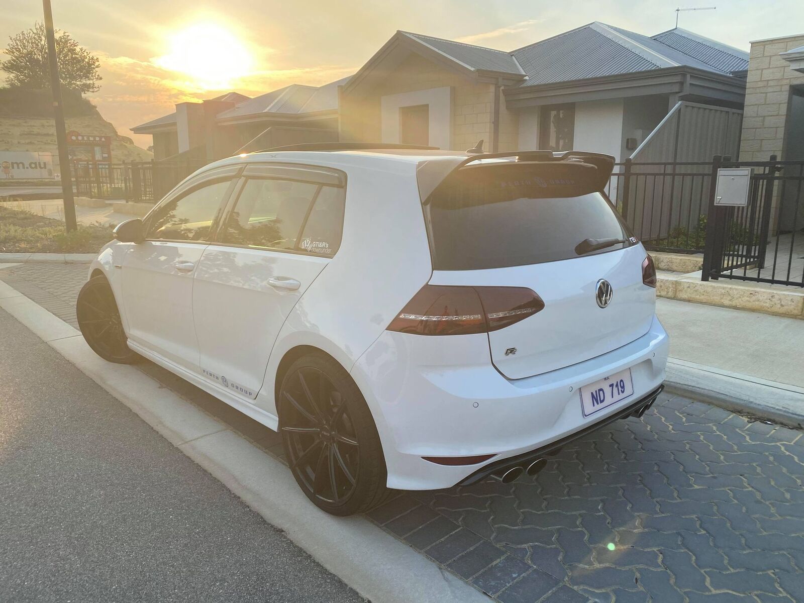 VW GOLF 7 7.5 REAR WING OETTINGER STYLE GOLF R & GTI