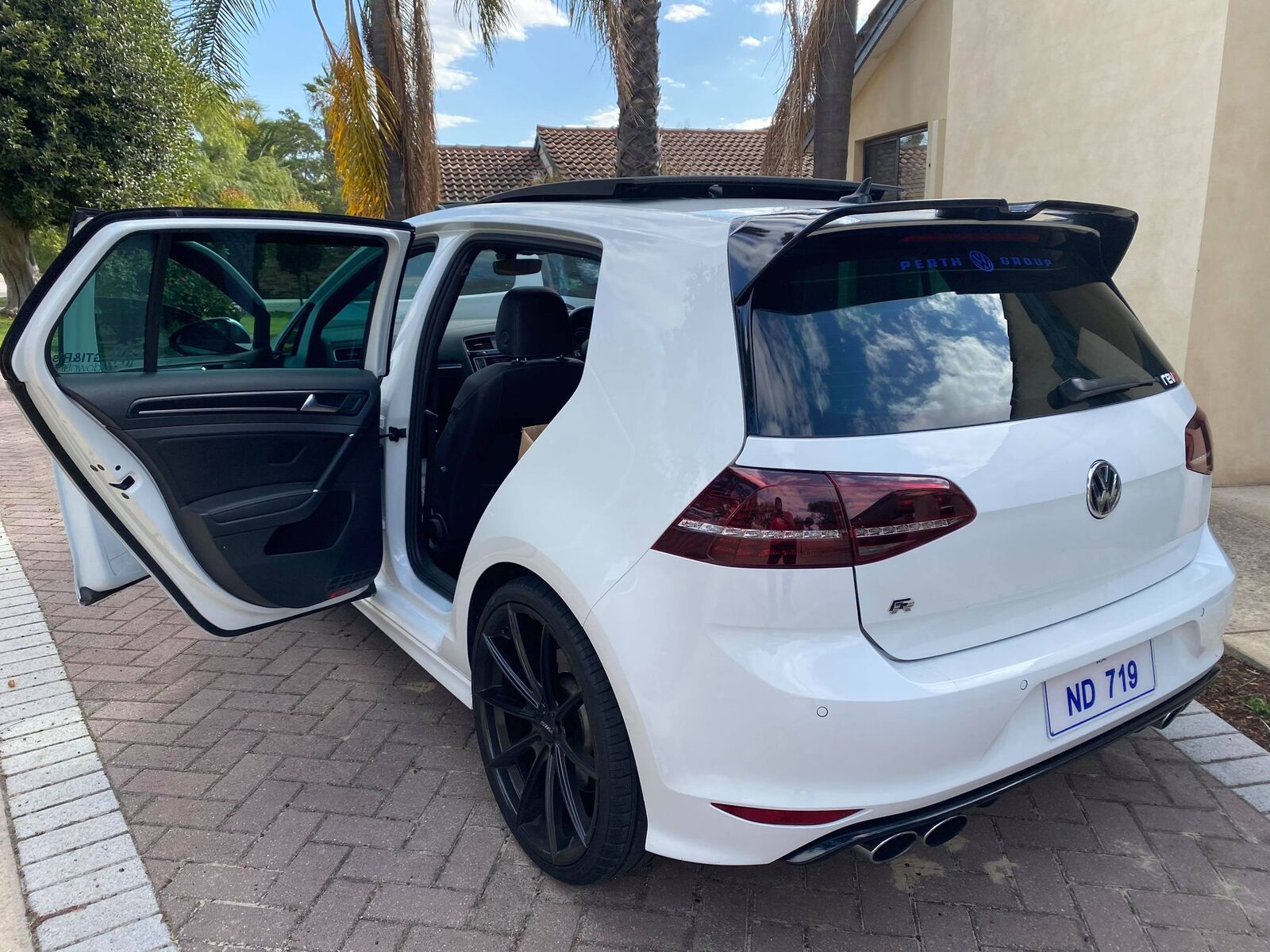 VW GOLF 7 7.5 REAR WING OETTINGER STYLE GOLF R & GTI