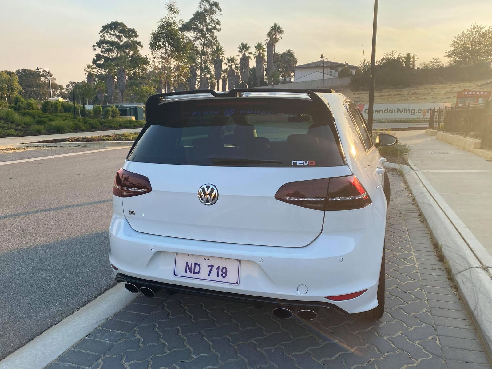 VW GOLF 7 7.5 REAR WING OETTINGER STYLE GOLF R & GTI