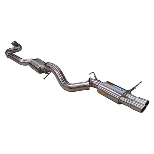 FORD FALCON FG SEDAN XR6T 4 INCH CAT BACK EXHAUST V2 TWIN TIP